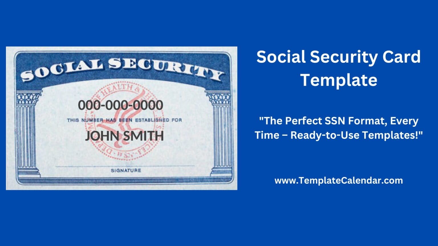 15+ Free Social Security Card Templates (Fake & Real)
