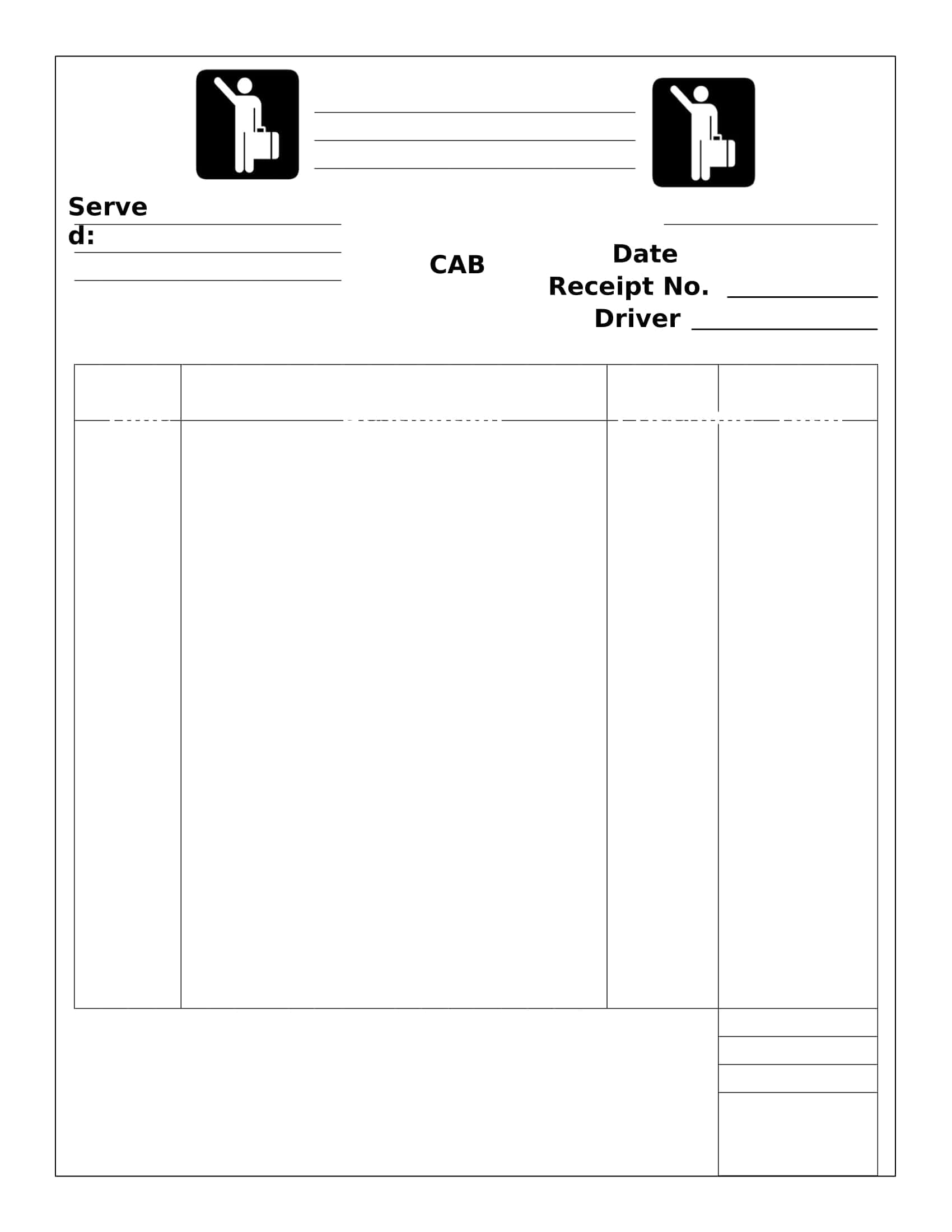 43 Taxi Receipt Templates (Edit & Free Printable)