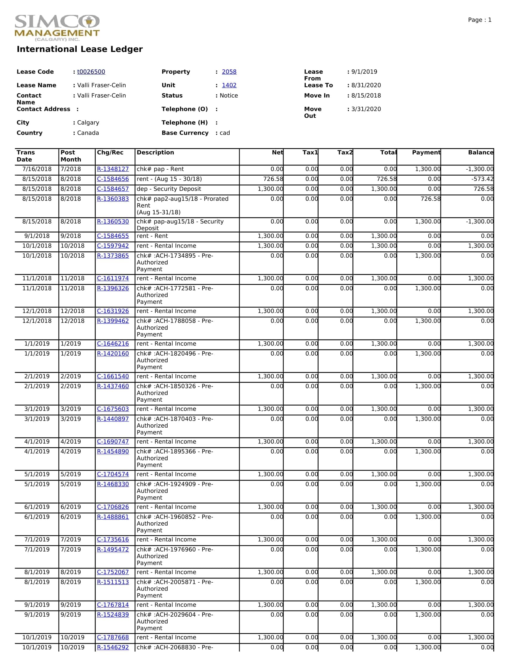 41+ Rental Ledger Templates (Free Rent Payment Printable)