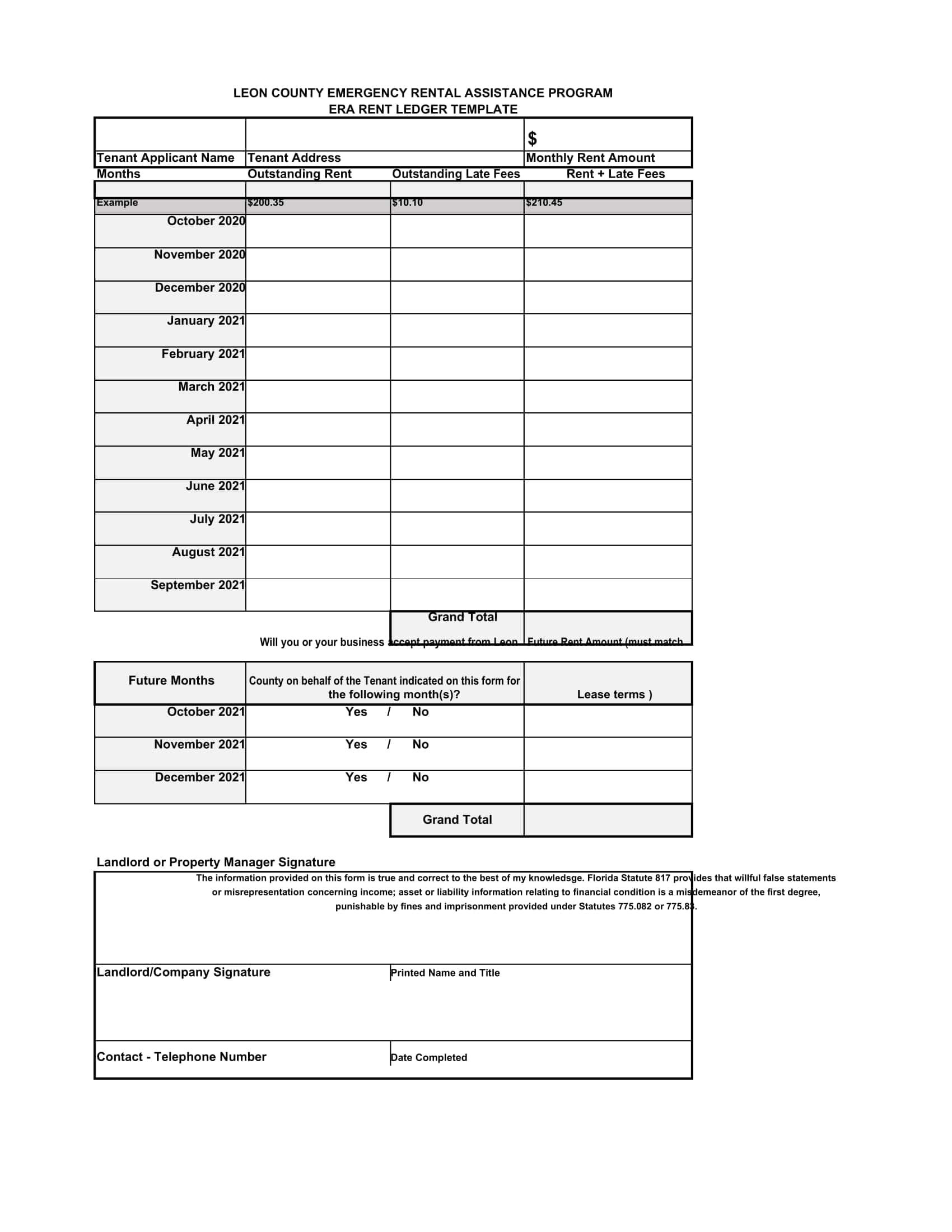 41+ Rental Ledger Templates (Free Rent Payment Printable)